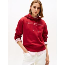 Tommy Hilfiger Kapuzensweatshirt &raquo;MDRN REG CORP LOGO HOODIE&laquo;, mit gesticktem Logo-Schriftzug Regatta Red XS (34) XS (34) Kapuzensweatshirt von...