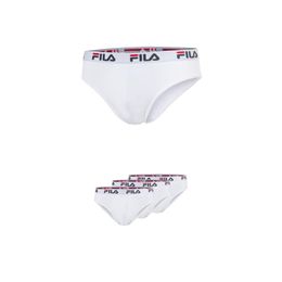 Fila Slip »MAN BRIEF« 3er Pack, mit elastischem Logobund WHITE M M BRIEF von Fila