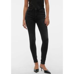 Véro Moda VERO MODA Skinny-fit-Jeans »VMFLASH MR SKINNY JEANS LI111 NOOS« Black Denim XXL (44) - Länge 30 Länge 30 XXL (44) Skinny-Fit Jeans mit extra-engem...