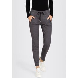 MAC Jerseyhose »easy smart« mit dezenten Reißerschluss-Taschen steel grey printed 34 - Länge 29 Länge 29 34 Jerseyhose in Zigaretten-Passform von MAC