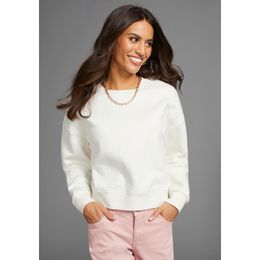 Laura Scott Sweatshirt, Cropped Form offwhite 44/46 44/46 Cropped Sweatshirt von Laura Scott