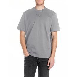 Replay Oversize-Shirt lead grey XL XL Kurzarm-Design von Replay ideal für warme Tage