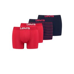 Levi's LEVI'S Boxershorts Packung, 4er-Pack, mit breitem Logobund red / black S S Herrenunterhose von Levi's
