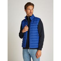 Tommy Hilfiger Steppweste »PACKABLE RECYCLED VEST« mit Logostickerei Wedge Blue S S Leichte Steppweste von Tommy Hilfiger