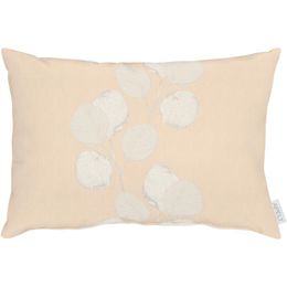 Apelt Dekokissen »2717« Kissenhülle mit Füllung, 1 Stück weiß/apricot + gemustert Bezug: 100% Polyester. Füllung: 80% Polyester, 20% Viskose B/L:...