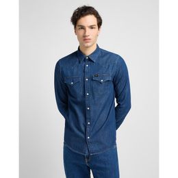 Lee Jeanshemd &raquo;REGULAR WESTERN&laquo; mid stone XXL XXL Jeanshemd von Lee