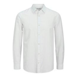 Jack & Jones JACK & JONES Langarmhemd »JJESUMMER SHIRT LS SN« mit Hemdkragen White XL - N-Gr N-Gr XL Cooles Hemd von Jack & Jones