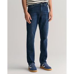 Gant Slim-fit-Jeans »SLIM JEANS« DARK BLUE WORN IN 42 - Länge 34 Länge 34 42 Jeans von Gant Menswear