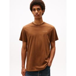 Tommy Jeans T-Shirt »TJM SLIM LINEAR CHEST TEE EXT« Mit Rundhalsausschnitt Pecan Nut 3XL 3XL Klassisches T-Shirt von Tommy Jeans