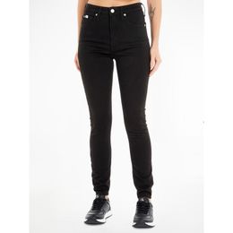Calvin Klein Jeans Skinny-fit-Jeans »HIGH RISE SUPER SKINNY ANKLE« 5-Pocket-Form Black 27 - N-Gr N-Gr 27 Extra-eng geschnittene Beinform betont die...
