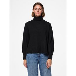 Pieces Damen Pieces Rollkragenpullover &raquo;PCMALOU LS ROLLNECK KNIT NOOS BC&laquo; schwarz S