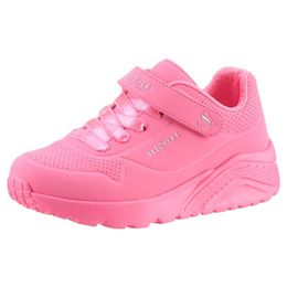 Skechers Slip-On Sneaker »UNO LITE«, mit praktischem Klettverschluss, Größenschablone zum Download neonpink 27 27 Cooler Sneaker mit Gummizügen zum...