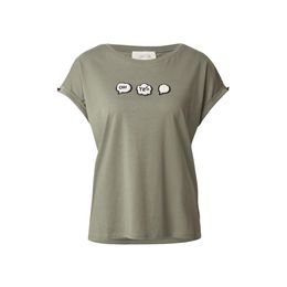 Cartoon T-Shirt Damen Gr&ouml;&szlig;e XS gelb / stone / schwarz / offwhite