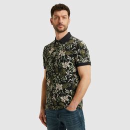 PME-Legend PME LEGEND Poloshirt »Short sleeve polo printed fine pique« mit floralen Muster Salute M M Polo kurzarm von PME Legend