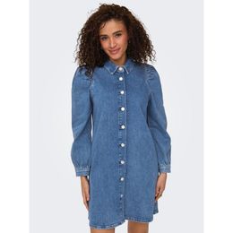 Only Jeanskleid »ONLALMA L/S DRESS DNM CRO« Medium Blue Denim XS - N-Gr N-Gr XS Kurzes Denim Kleid von Only