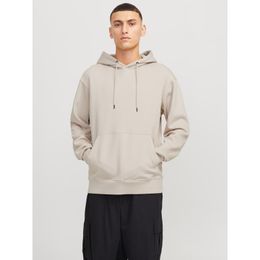 Jack & Jones JACK & JONES Kapuzensweatshirt »JJESTAR BASIC SWEAT HOOD NOOS«, mit Rippbündchen Moonbeam XS XS Herren-Hoodie von Jack & Jones