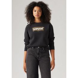 Levi's Levi's Damen Sweatshirt &raquo;GR EVERYDAY CREW&laquo;, mit Marken Print schwarz L (40)