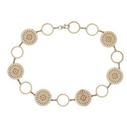 Lascana Damen Lascana Ketteng&uuml;rtel &raquo;Schmuckg&uuml;rtel&laquo; verstellbare Schlie&szlig;e, Tailleng&uuml;rtel, H&uuml;ftkette gold