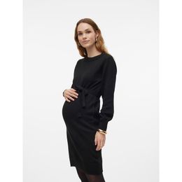 MAMALICIOUS Umstandskleid &raquo;MLNEWANNE L/S ABK KNIT DRESS A. NOOS&laquo; Black XXL - N-Gr N-Gr XXL Kurzes Kleid von MAMALICIOUS