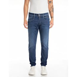 Replay Slim-fit-Jeans »Anbass« dark blue 840 33 - Länge 32 Länge 32 33 Slim Fit Jeans für eine schmale Silhouette und einen modernen Look