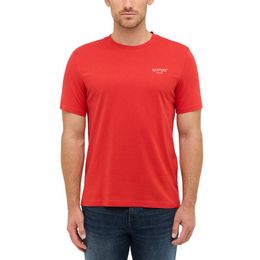 Mustang Kurzarmshirt »Herren Style Austin« rot S S Regular-Fit-Shirt