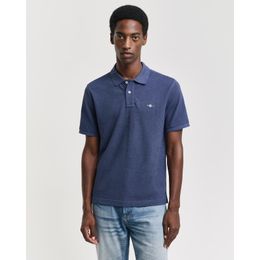 Gant Poloshirt »REG EMB ARCHIVE SHIELD POLO« Mit Schlitzen an der Seite DARK JEANSBLUE MELANGE 3XL 3XL Klassisches Poloshirt von Gant