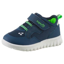 Superfit Klettschuh »SPORT7 MINI WMS: mittel« Sneaker zum Schlupfen, Unifarben, Größenschablone zum Download dunkelblau-grün 24 24 Lauflernschuh...