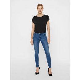 Véro Moda VERO MODA Skinny-fit-Jeans »VMTANYA« mit Stretch medium-blue-denim L - Länge 30 Länge 30 L Skinny-Fit Jeans mit extraenger Passform formt eine...