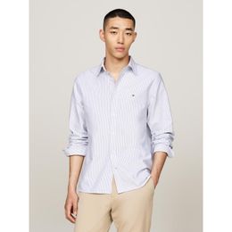 Tommy Hilfiger Langarmhemd »HERITAGE OXFORD STRIPE RF SHIRT« Royal Blue / White S - N-Gr N-Gr S Langarmhemd in Regular Fit, ideal für eine bequeme...