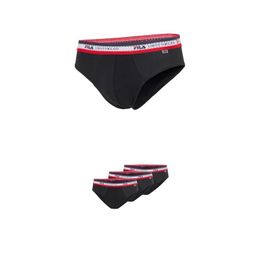 Fila Herren Slip &raquo;MAN BRIEF&laquo; 3er Pack, mit feuchtigkeitsableitenden Eigenschaften schwarz L