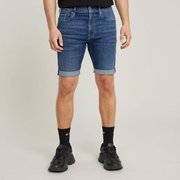 G-Star Raw G-Star Herren G-STAR Shorts &raquo;3301 Slim 1/2&laquo; blau 29, N-Gr