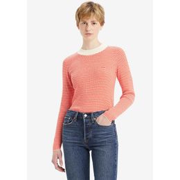 Levi's Levi's Damen Strickpullover &raquo;RIB SWEATER&laquo; mit Batwing Logo rot S (36)