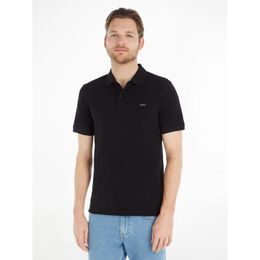 Calvin Klein Poloshirt mit Logo auf der Brust schwarz XXL XXL Kurzarmshirt von Calvin Klein