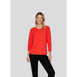 Rabe 3/4-Arm-Shirt mit Wellenstruktur safran 46 46 Shirt f&uuml;r Damen von Rabe