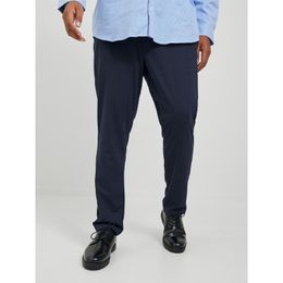 Jack & Jones PlusSize JACK & JONES PLUSSIZE Chinohose »JPSTMARCO JJCOOPER CHINO NOOS PLS« Navy Blazer 48 (7XL) - Länge 32 Länge 32 48 (7XL) Zwischen Anzughose und...