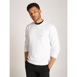 Tommy Hilfiger Sweatshirt »ESSENTIAL FLEECE CREWNECK« mit Logostickerei White 3XL 3XL Sweater von Tommy Hilfger