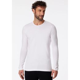 Schiesser Unterhemd »95/5« mit Rundhalsausschnitt 100-weiß 7 (XL) 7 (XL) Herren-Langarmshirt von Schiesser