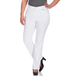 KjBRAND 5-Pocket-Hose &raquo;Betty Bengaline&laquo; in bequemer Form wei&szlig; 54 - N-Gr N-Gr 54 Betty Bengaline Hose von KjBRAND