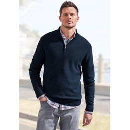 AUTHENTIC LE JOGGER Troyer Pullover mit Stehkragen und Reißverschluss navy S (44/46) S (44/46) Pullover mit Stehkragen