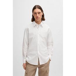 BOSS Orange Langarmhemd »Relegant« mit BOSS Stickerei White100 XL - N-Gr N-Gr XL Hemd von BOSS Orange Menswear