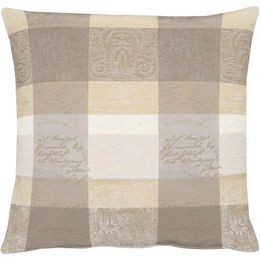 Apelt Dekokissen »3042 Zeitlos elegantes Jacquardmotiv« Kissenhülle mit Füllung, 1 Stück natur + gemustert Obermaterial: 100% Polyester B/L: 39 cm...
