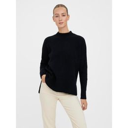 Véro Moda VERO MODA Stehkragenpullover »VMLEFILE OVERSIZE BOXY BLOUSE GA NOOS« Black M M Oversize Pullover von VERO MODA