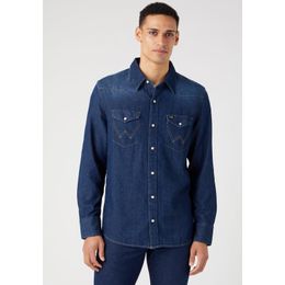 Wrangler Jeanshemd &raquo;27 MW&laquo; dark stone XXL - N-Gr N-Gr XXL Jeanshemd von Wrangler