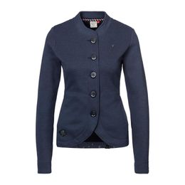 Ragwear Sweatjacke »AVALINA O« maritimer Sweat-Blazer mit Kontrast-Details NAVY XL XL Vegan, von PETA verifizierter Sweatblazer "Avalina O" von...