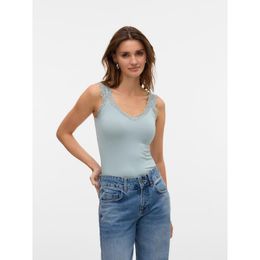 Véro Moda VERO MODA Spitzentop »VMROSA SL TOP JRS NOOS« Gray Mist XS XS Tanktop von Vero Moda