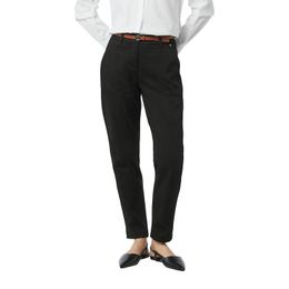 comma, COMMA Chinohose mit Gürtel und Stretch BLACK 42 - N-Gr N-Gr 42 Hose von COMMA