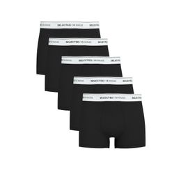 Selected Homme Boxershorts »SLHLIAM 5-PACK TRUNK NOOS« 2Black L L Boxershorts von Selected Homme