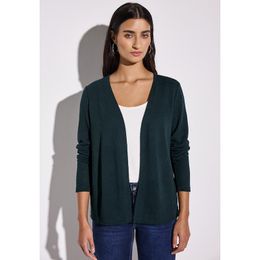 Street One Shirtjacke »NETTE« im Strick Look hunter green 42 42 Shirt Jacke von Street One