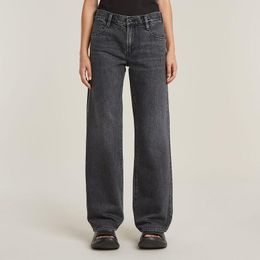 G-Star Raw G-Star Damen G-STAR Weite Jeans &raquo;Jeans Judee Straight&laquo; grau 31, L&auml;nge 30