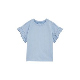 WE Fashion T-Shirt M&auml;dchen Gr&ouml;&szlig;e 158/164 hellblau / wei&szlig;
